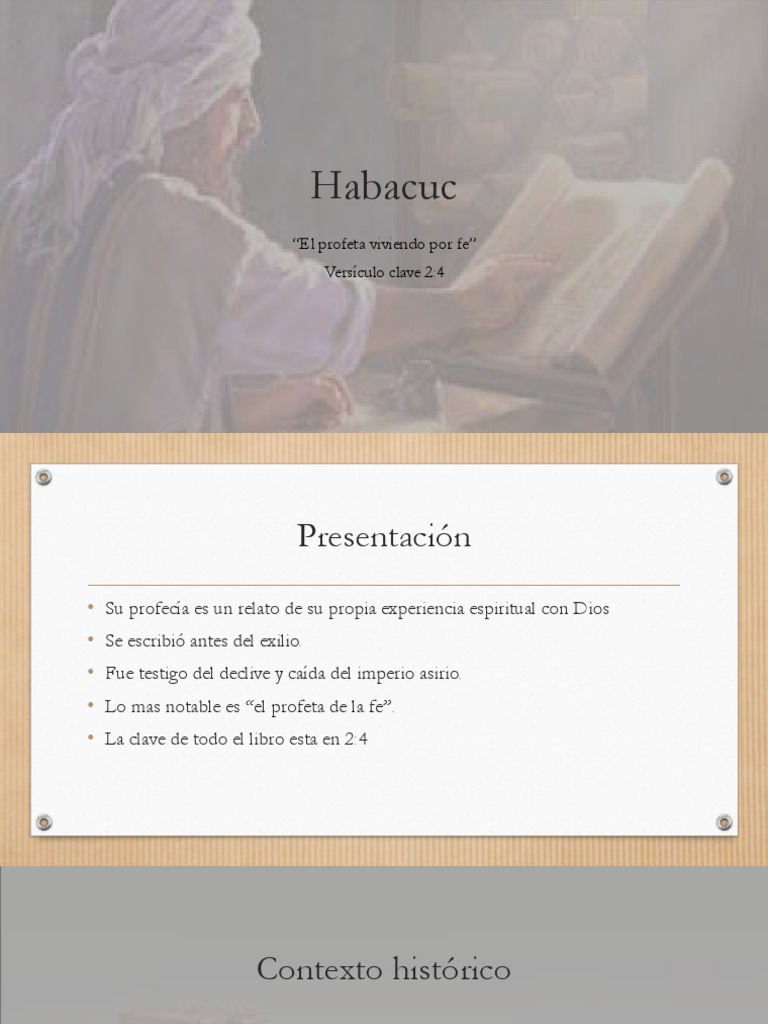 Habacuc_presentacion | PDF | Creencia religiosa y doctrina