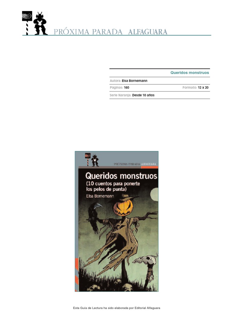 Guía de Lectura: Queridos Monstruos | PDF | Lectura (proceso) | Lengua ...