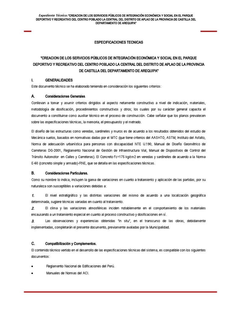 Et Exp | PDF | Topografía | Hormigón