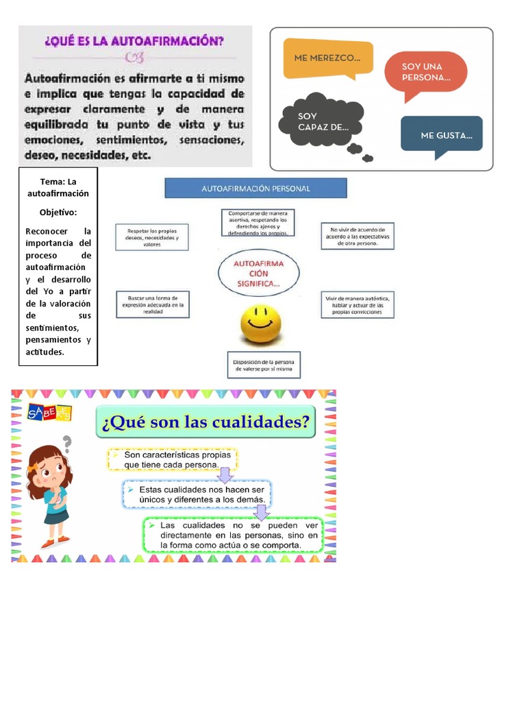 LA AUTOAFIRMACIÓN | PDF