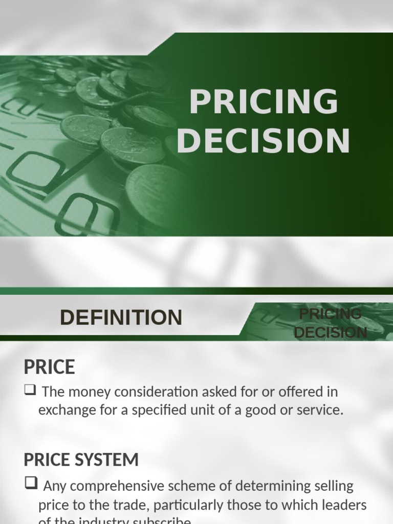 PRICING | PDF | Pricing | Prices