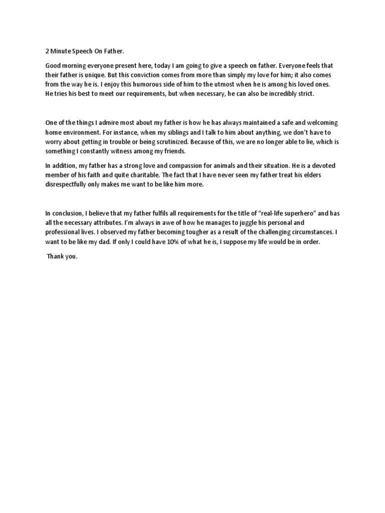 A Tribute to My Hero: Qualities of an Exceptional Father | PDF