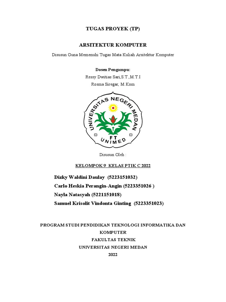 Arkom Tugas Proyek Kelompok 9 | PDF