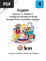 English 1 - Q4 - Mod3 - Sorting and Classifying Familiar Wo | PDF | Fruit | Learning