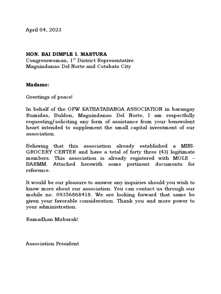 Hon. Bai Dimple I. Mastura | PDF