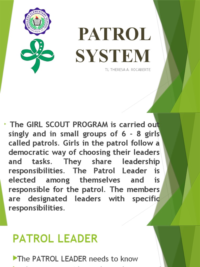 GSP Patrol System | PDF | Career & Growth | Self-Improvement