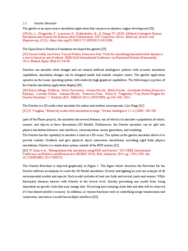 2.1. Gazebo Simulator | PDF | Unity (Game Engine) | 3 D Computer Graphics