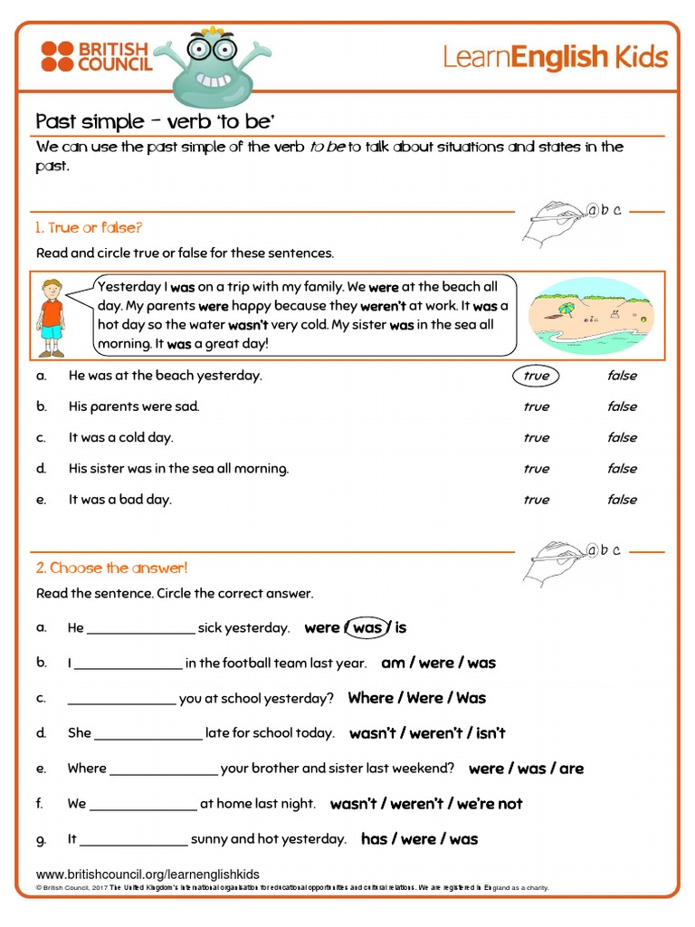 Past Simple Worksheet | PDF