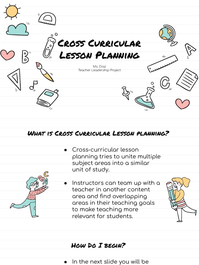 Cross Curricular Lesson Presentation | PDF | Lesson Plan | Teachers