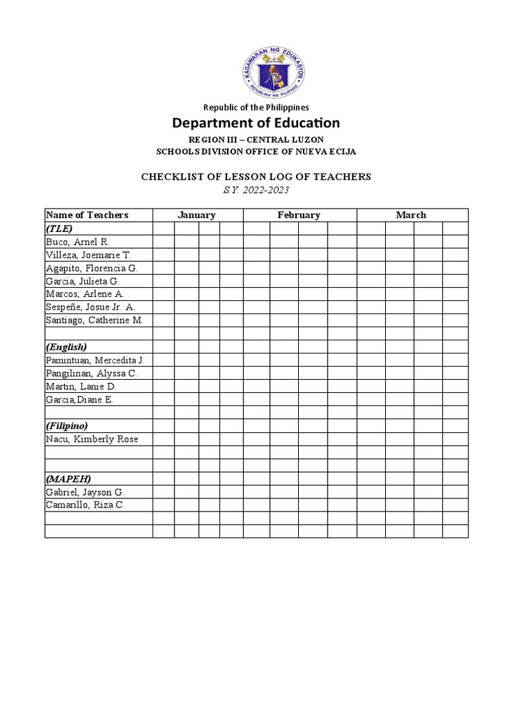 Sample Meeting Attendance Sheet | PDF