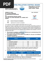 MPCB Online Consent Application Guide | PDF