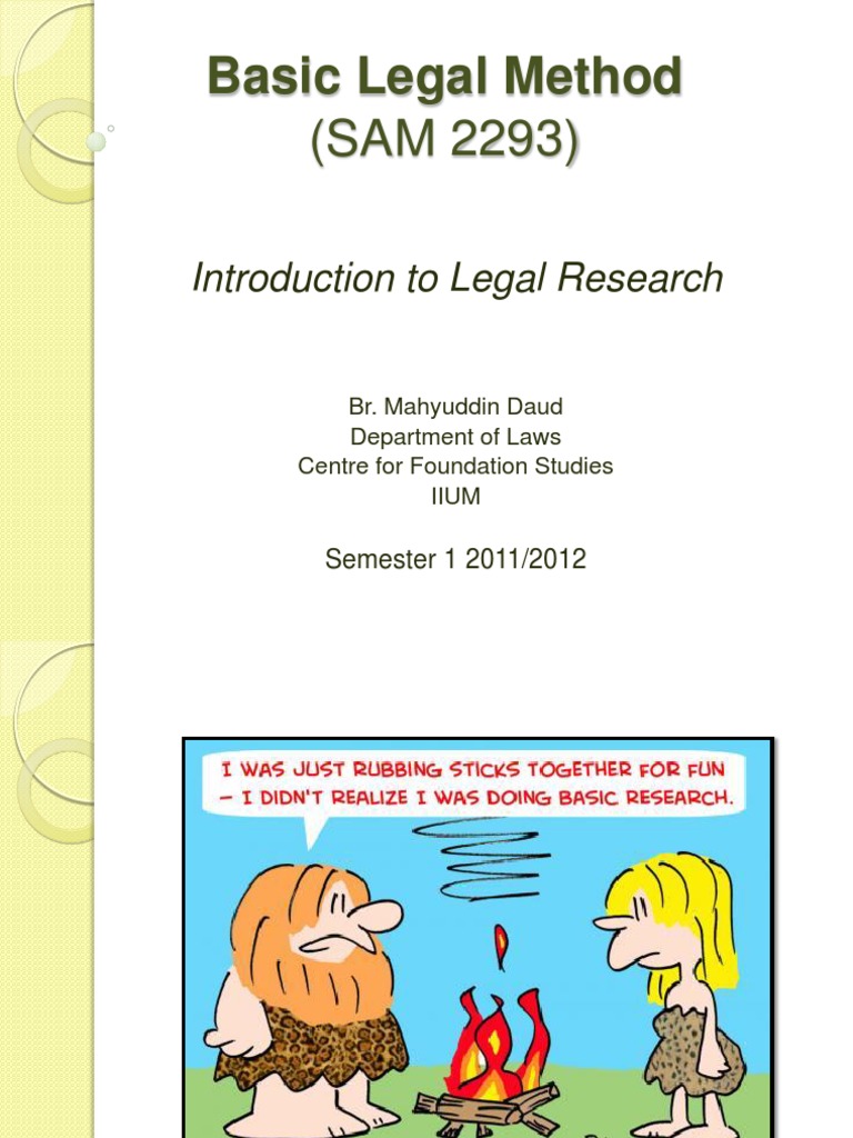 Intro To Legal Research | PDF | Quantitative Research | Jurisprudence