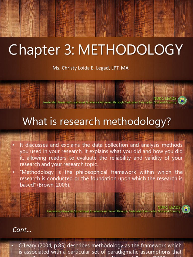 Chapter-3 RRL | PDF | Methodology | Qualitative Research