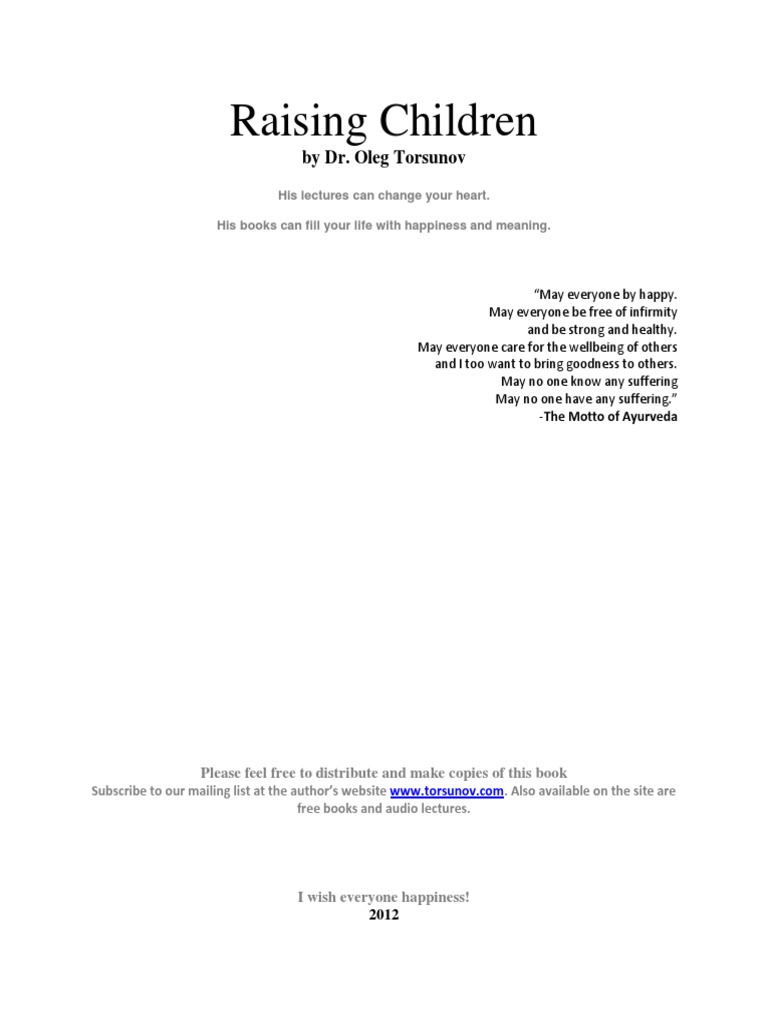 Raising Children | PDF