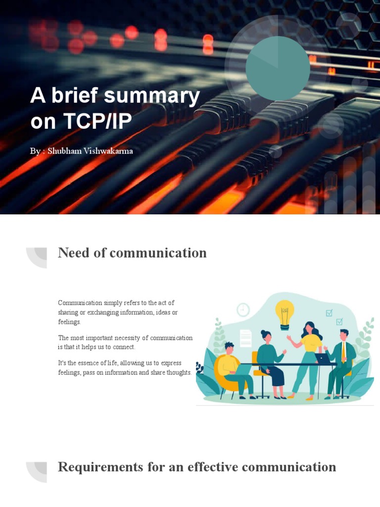 A Brief Summary On TCP/IP | Download Free PDF | Transmission Control Protocol | Computer Network