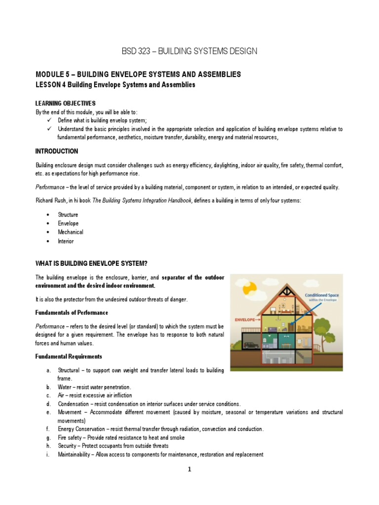 BSD 323 - Building Systems Design | PDF | Wall | Structural Load