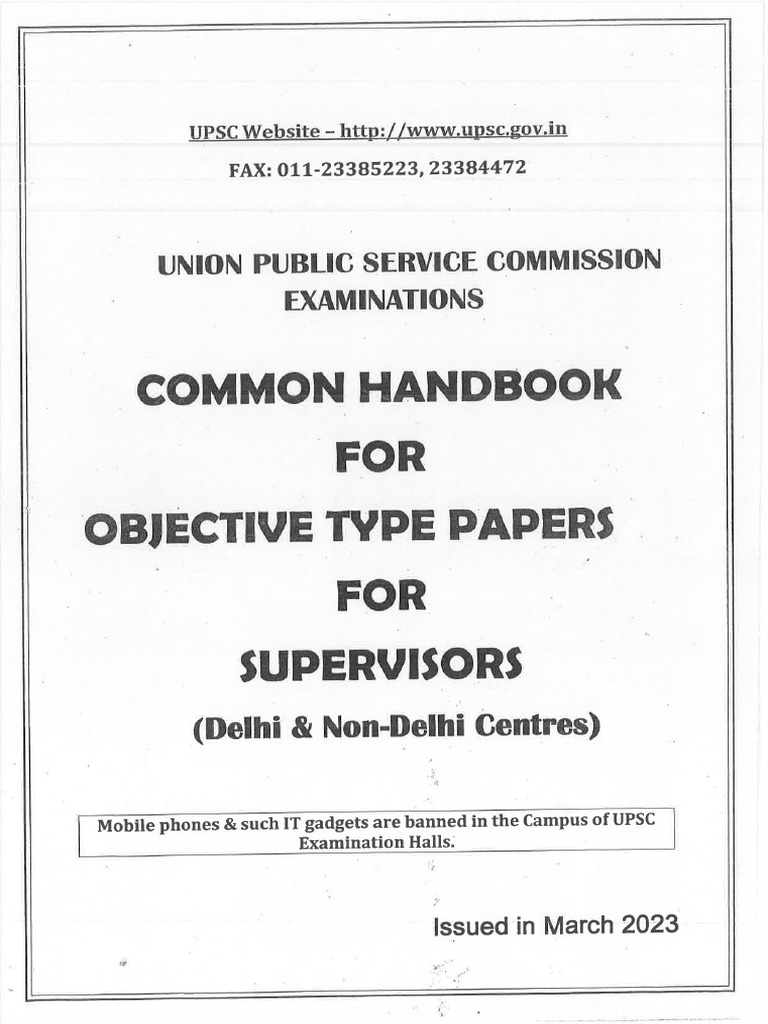 HANDBOOK 2023 Supervisors | PDF