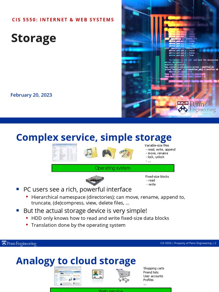 10 Storage | PDF | Database Index | Computer Science