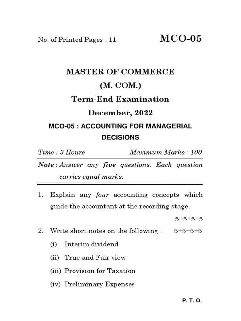 Mco 05 Pdf Cost Stocks