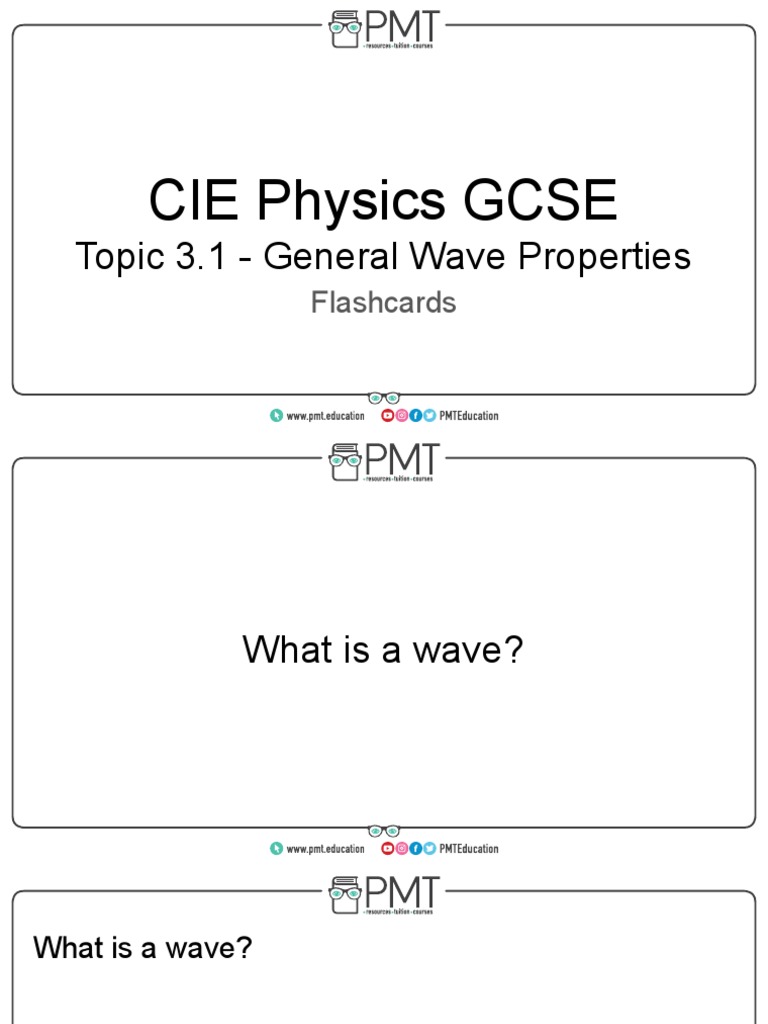 CIE Physics GCSE Wave Properties | PDF | Electromagnetic Spectrum ...