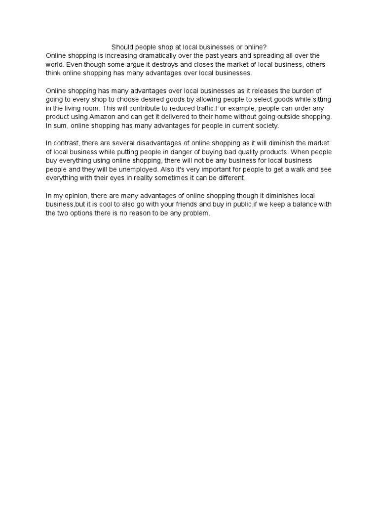 Elena Del Pino Pérez Negrín - WRITING: For & Against Essay | PDF