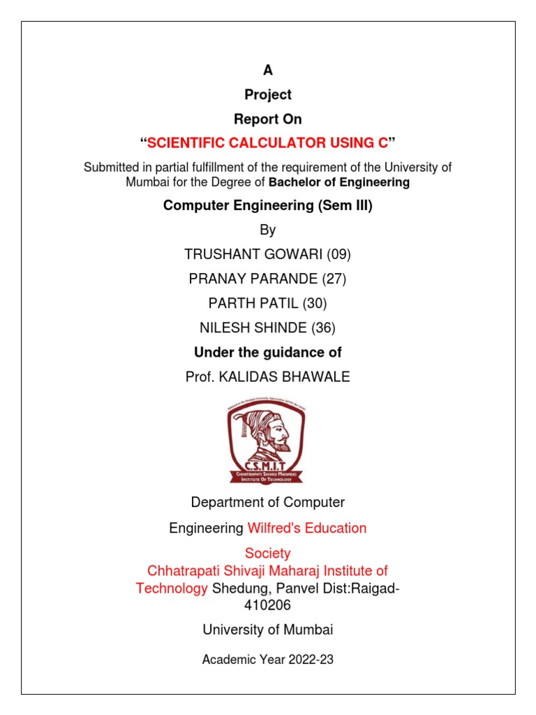 DS Mini Project 2 | PDF | Calculator | Mathematics