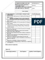 Ceiling Works Inspection Checklist | PDF