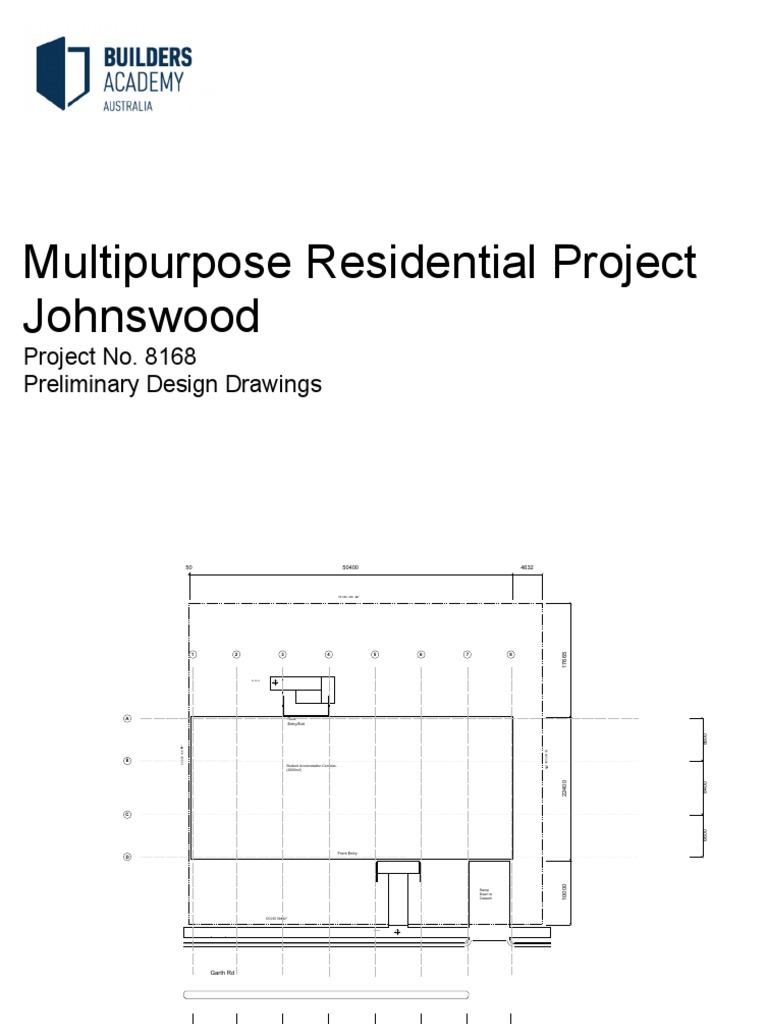 Multipurpose Residential Project Johnswood: Project No. 8168 ...