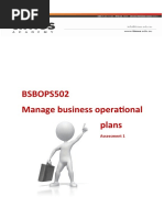 BSBTEC302 Student Assessment Task 2 - Project Portfolio V1.1 | PDF | Spreadsheet | Simulation