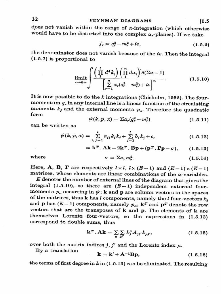 Feynman Diagrams and Momentum Integrals | PDF | Computers