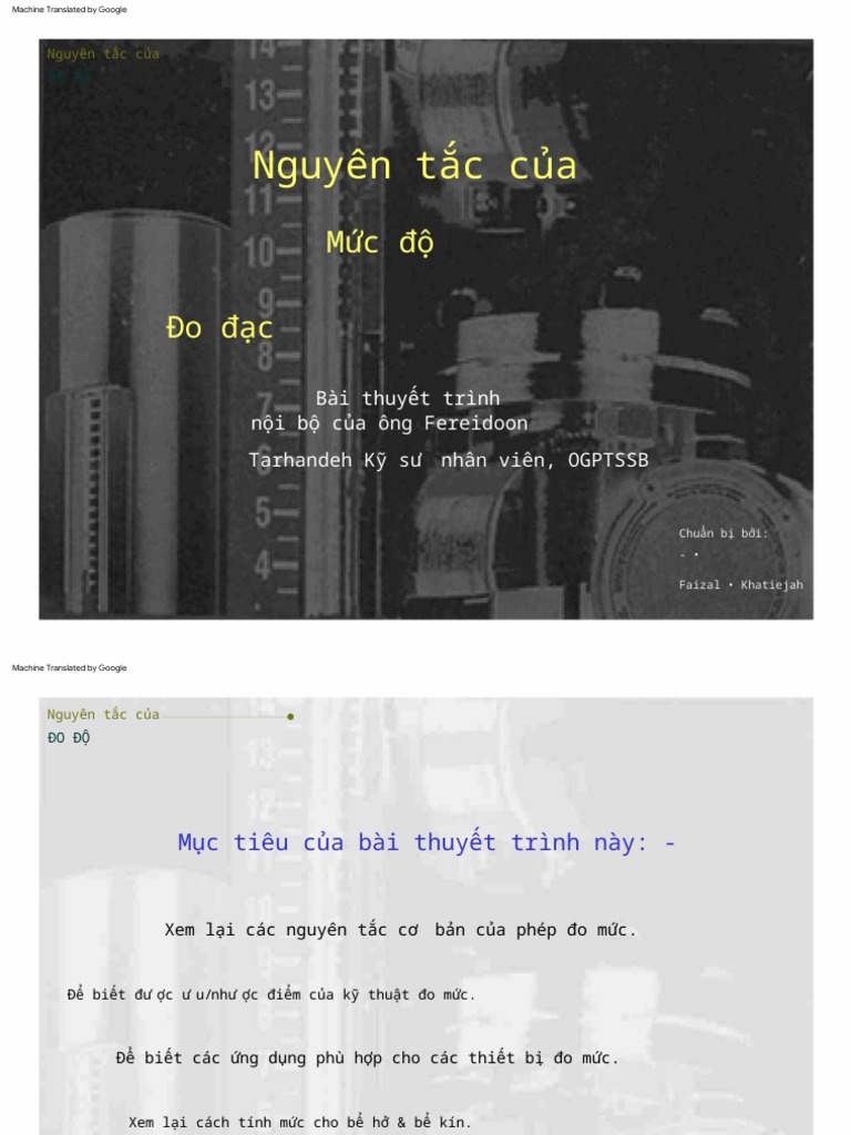 Principles of Level Measurement - OGP | PDF