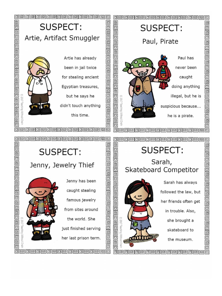 Ancient Egyptian Amulet Mystery Activity | PDF | Amulet | Ancient Egypt