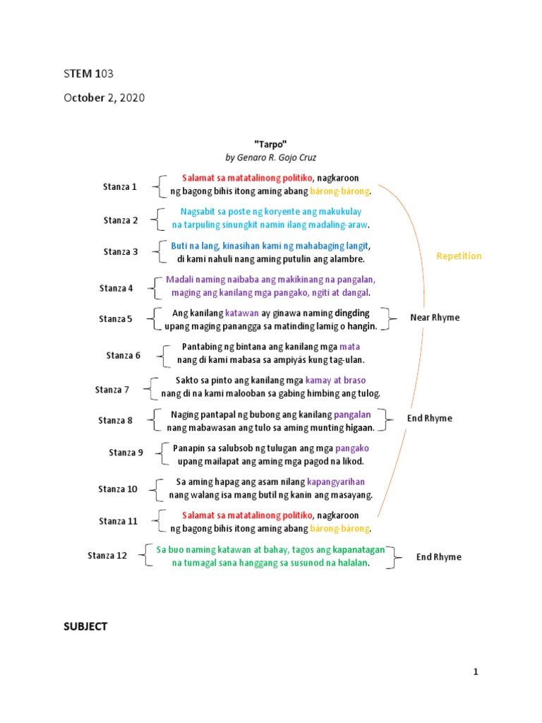 21ST CEN LIT 02 Guided Literary Analysis | PDF | Poetry | Phonaesthetics