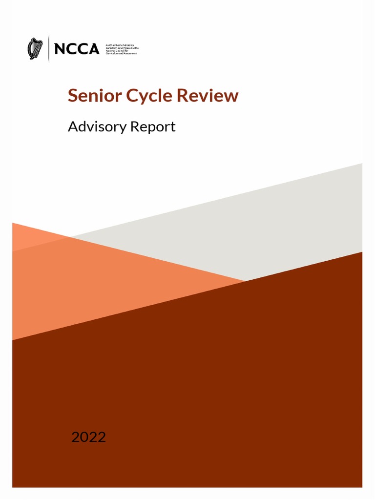 Senior Cycle L2LP Advisory Report 2022 | PDF