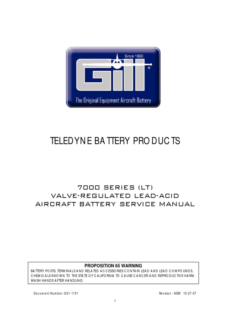 CMM Battery Gill Series 7000 | PDF | Battery Charger | Rechargeable Battery