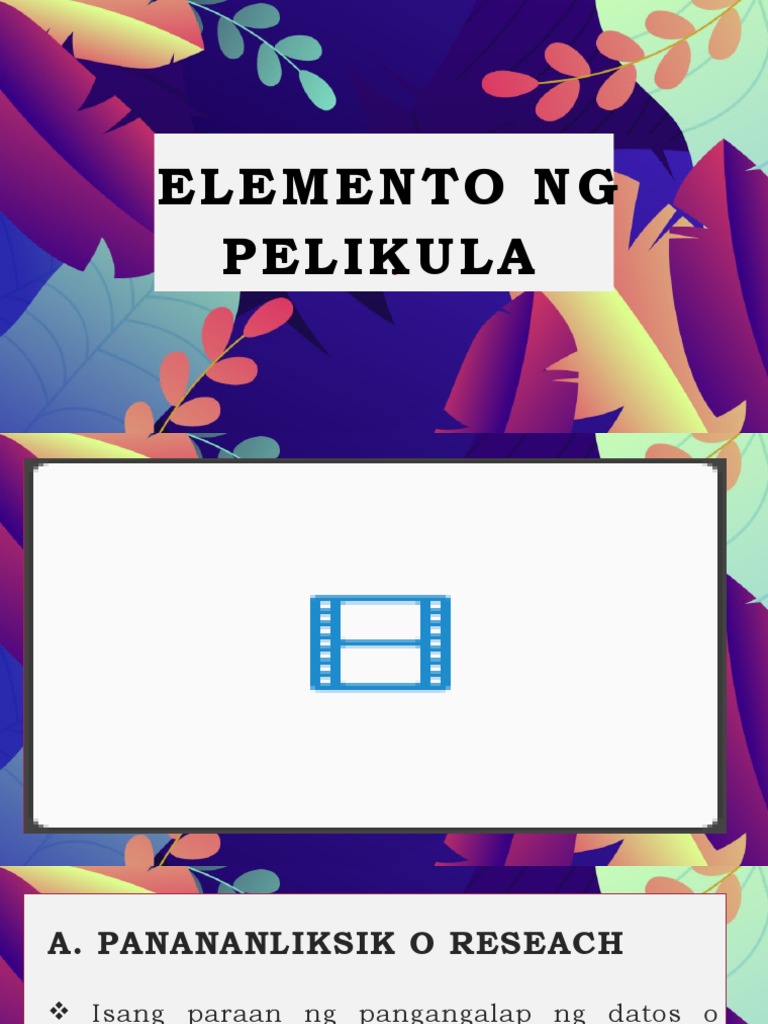 Elemento NG Pelikula | PDF