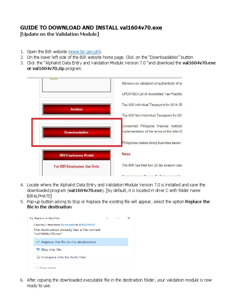 Update Validation Module UserGuide | PDF | Technology & Engineering