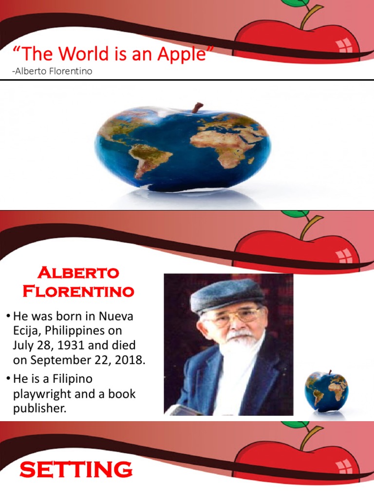 "The World Is An Apple": - Alberto Florentino | PDF