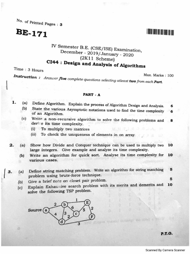 1 - 4th Sem CSE and ISE B Tech | PDF 1 - 4th Sem CSE and ISE B Tech | PDF