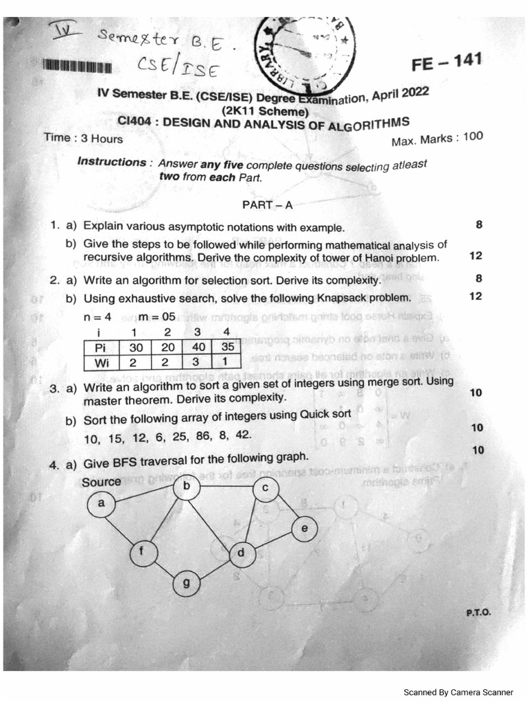 2 - 4th Sem CSE and ISE | PDF