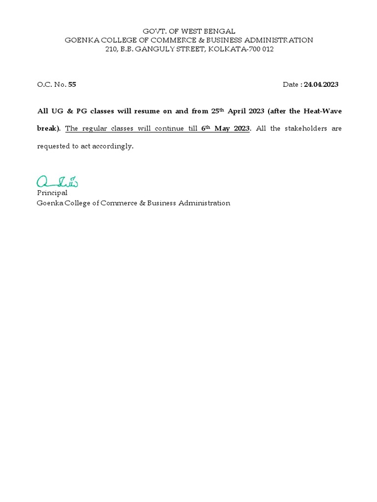 Office Circular 55 Dated 24.04.2023 | PDF