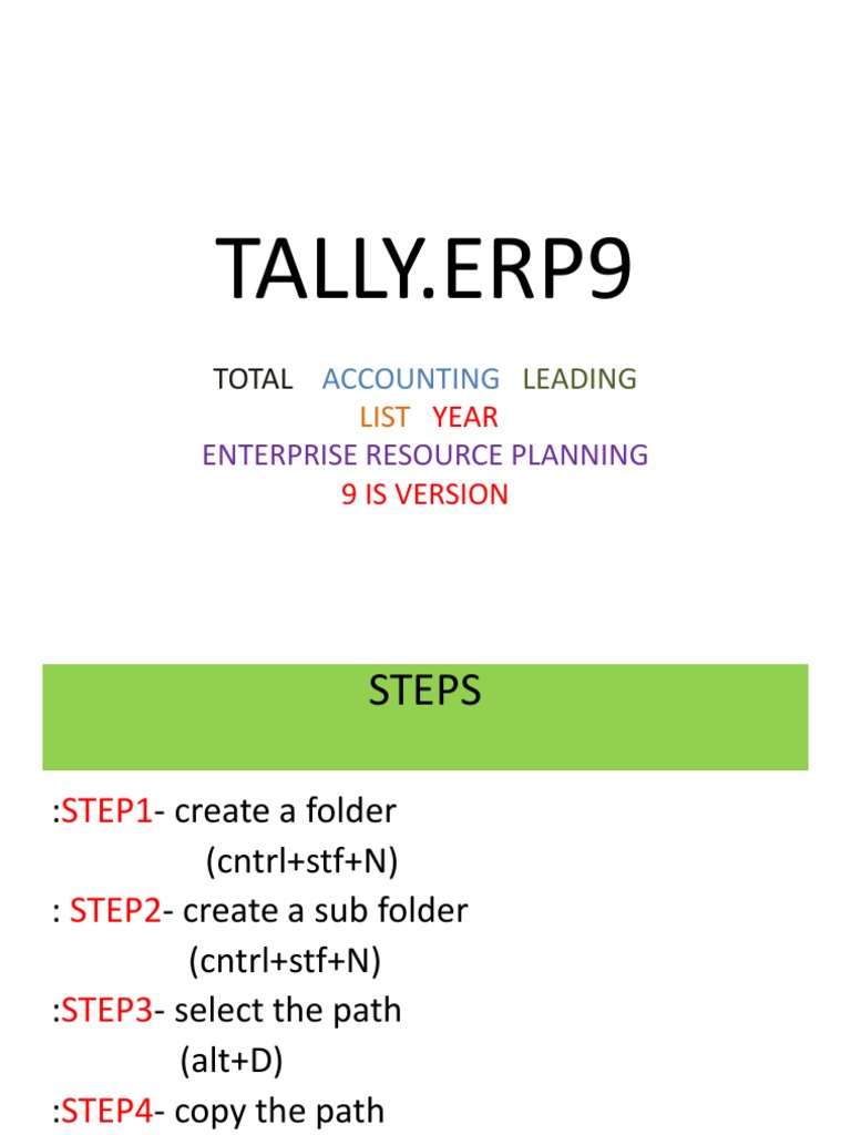 Tally Erp 9 Formulas | PDF | Finance & Money Management