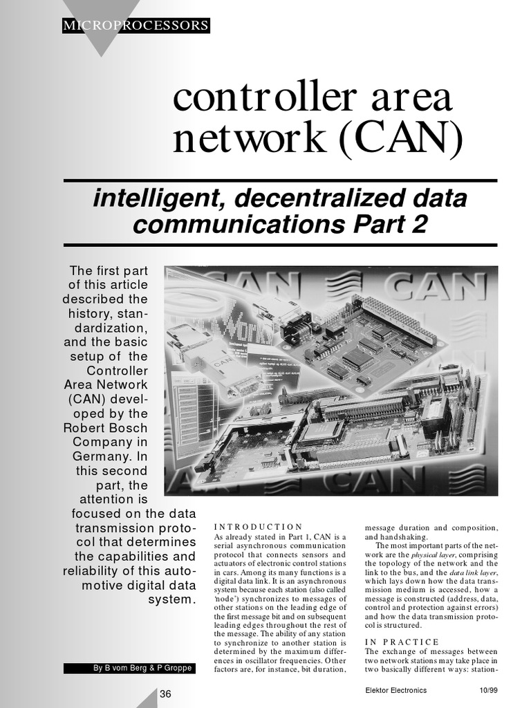 CANBus Part 2 | PDF | Computer Network | Transmission Control Protocol