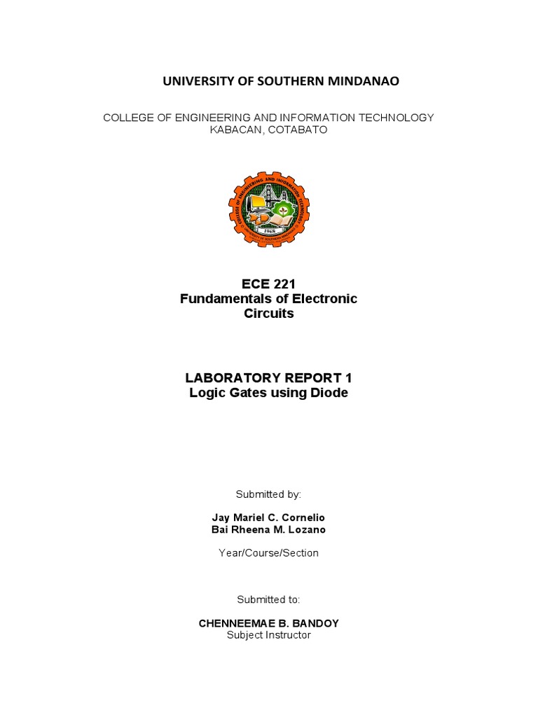 EcE-121-lab-Report-Cornelio and Lozano | Download Free PDF | Electronic Circuits | Logic Gate