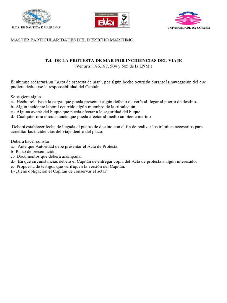 T.4 de La Protesta de Mar | PDF