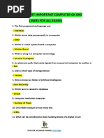 Basic Computer Questions and Answers | PDF | Computer Network | Internet