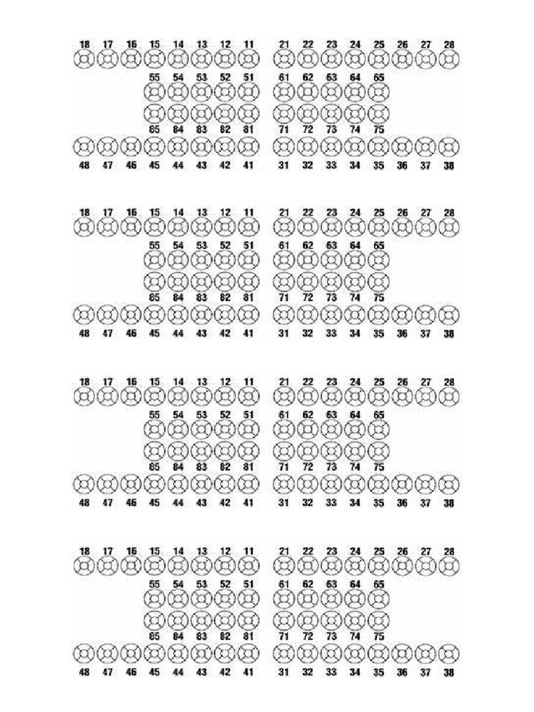 ODONTOGRAMA PLANTILLA | PDF