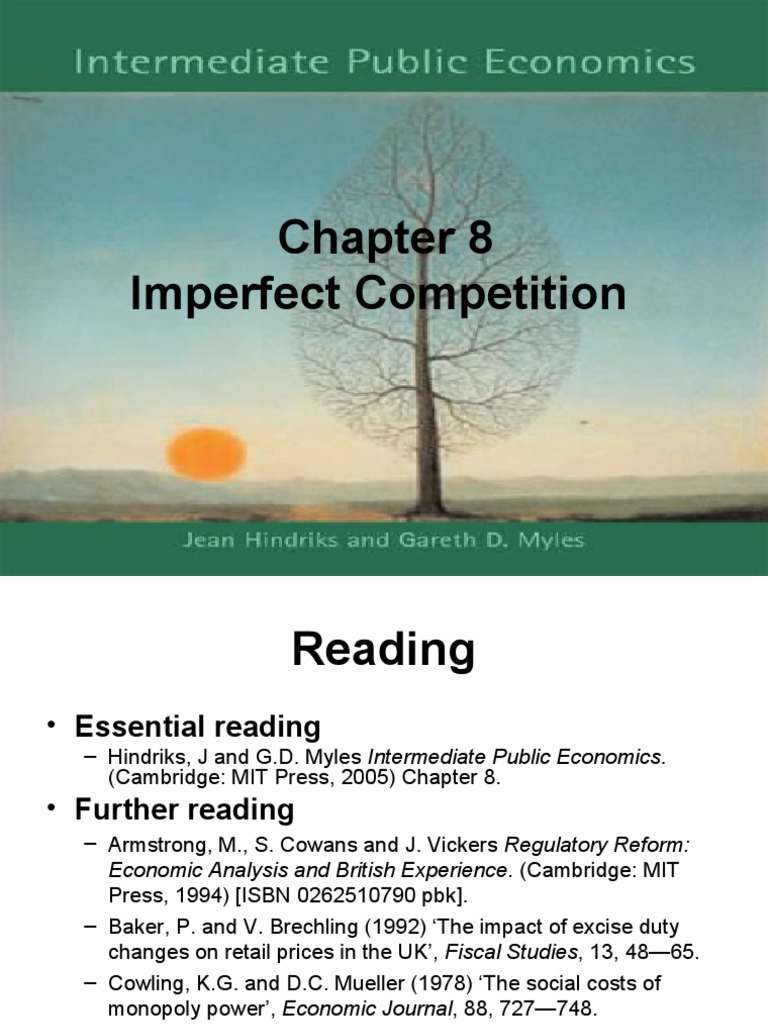 Imperfect Competition | PDF | Tax Incidence | Imperfect Competition