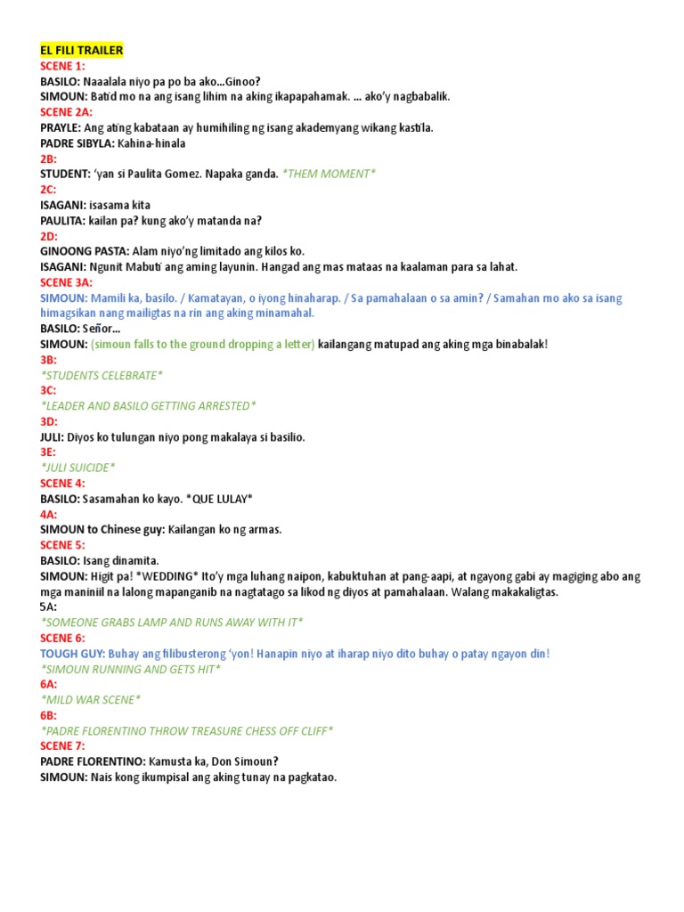 El Fili Trailer | PDF