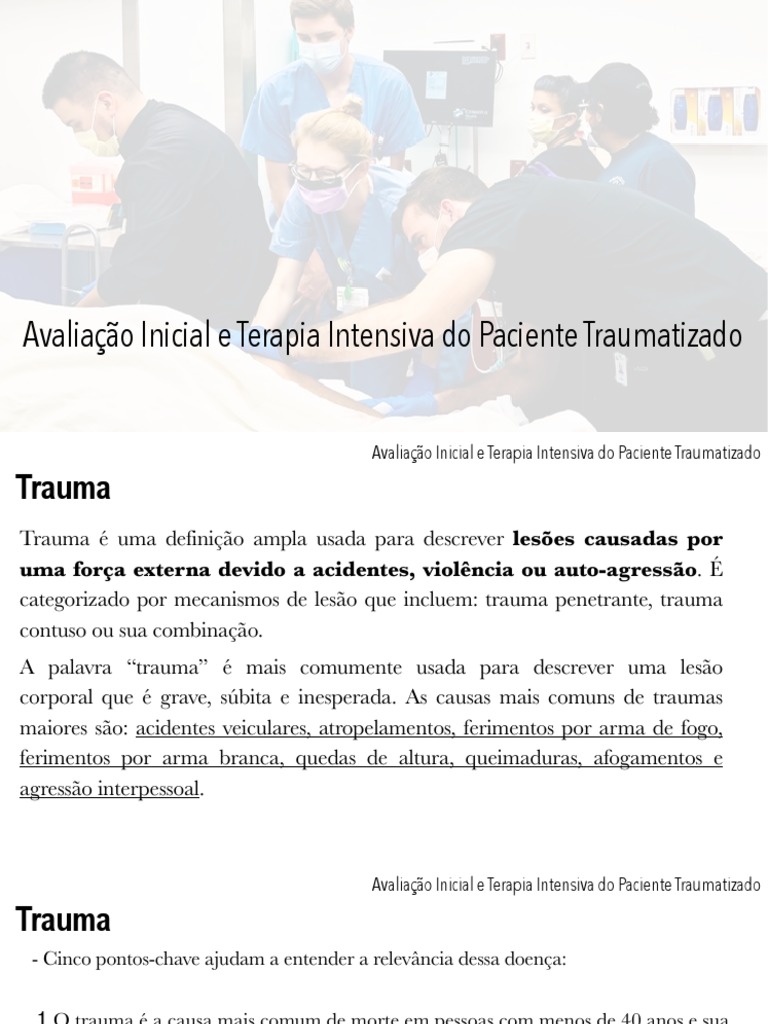 Atendimento Ao Trauma | PDF